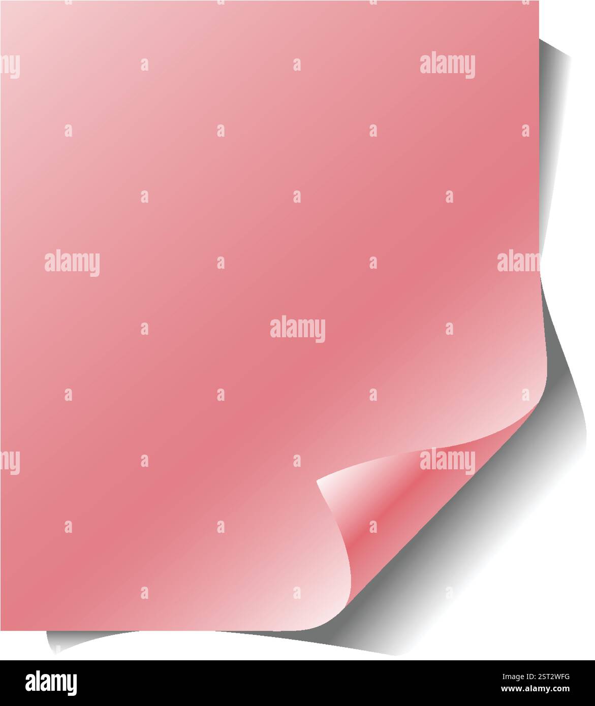 Curled pink texture Cut Out Stock Images & Pictures - Alamy