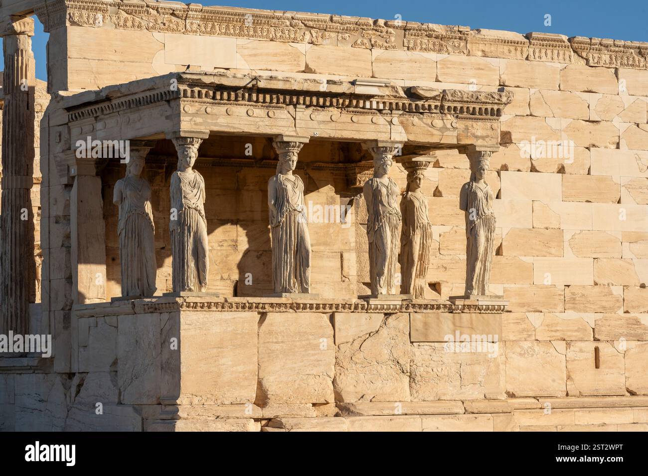 Athens, Attica - GR - Oct 26, 2024 View of the Caryatids: Six elegant female figures, iconic ...