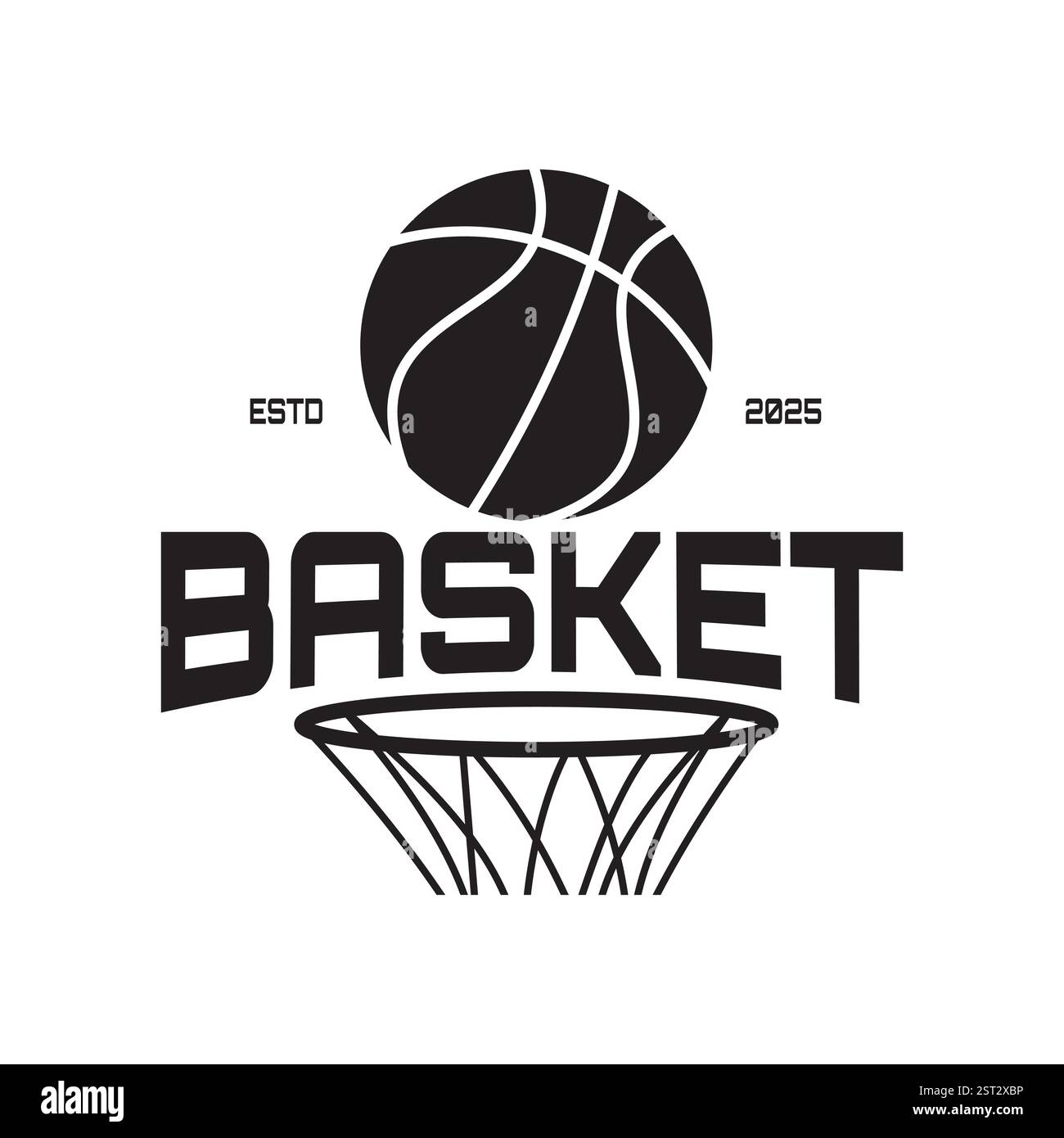 Simple basketball logo design. American Basketball Club Basketball Club ...