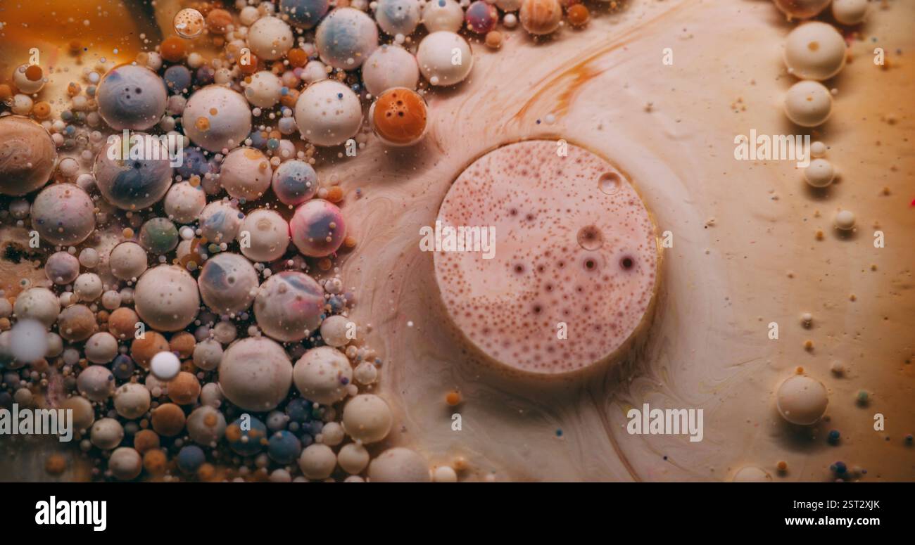 Soap ink blend paint flow hi-res stock photography and images - Alamy