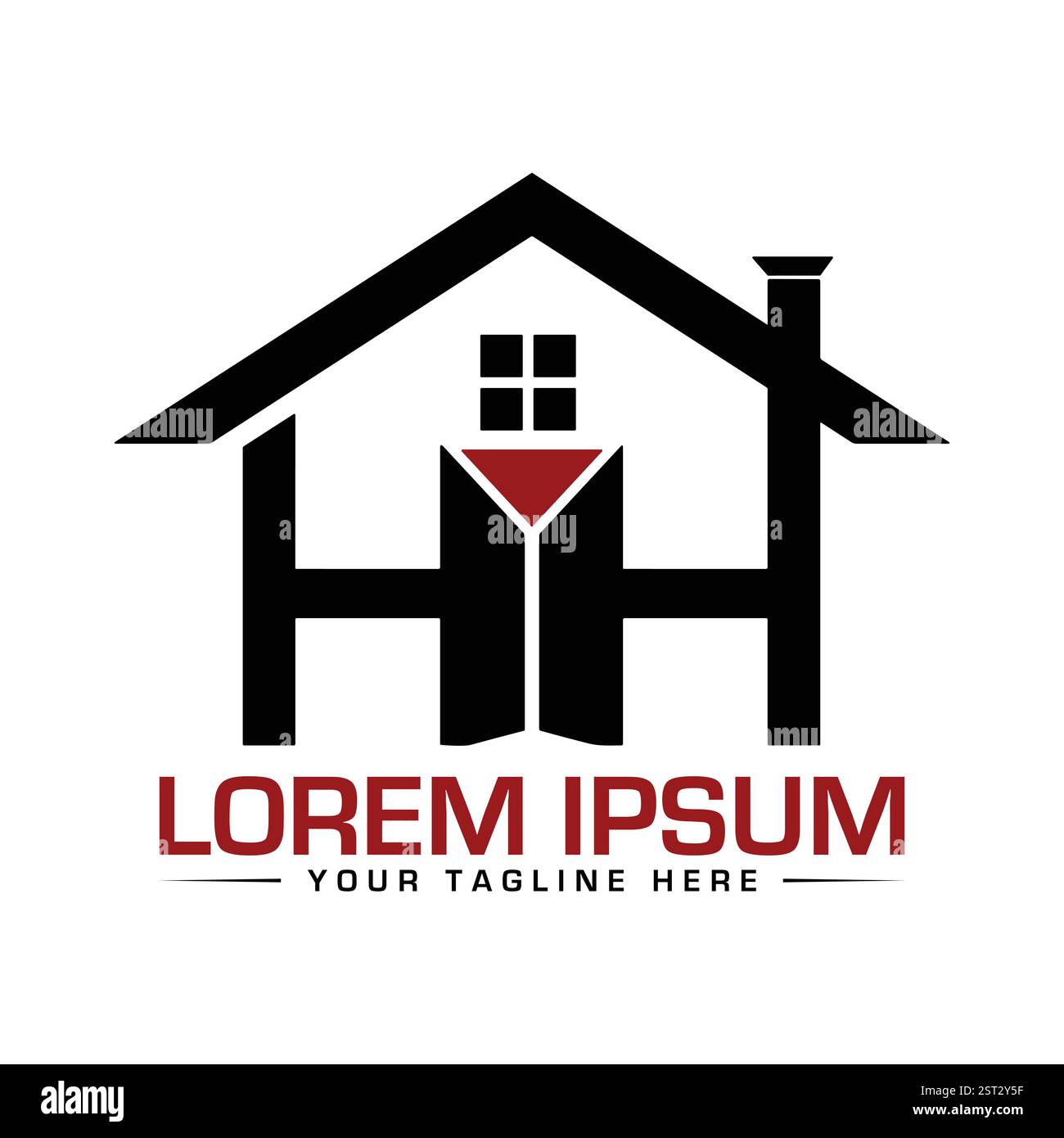 Real Estate Logo Design, Simple Real Estate Logo Design Stock Vector ...