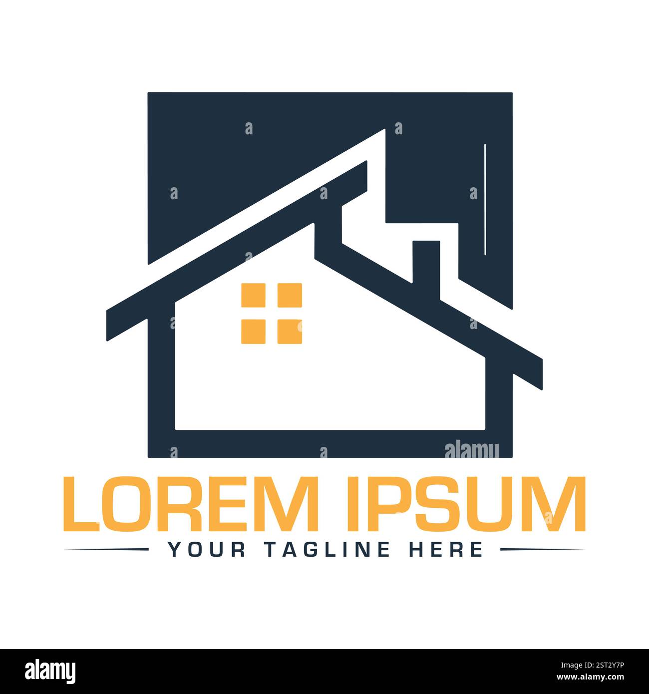 Real Estate Logo Design, Simple Real Estate Logo Design Stock Vector ...