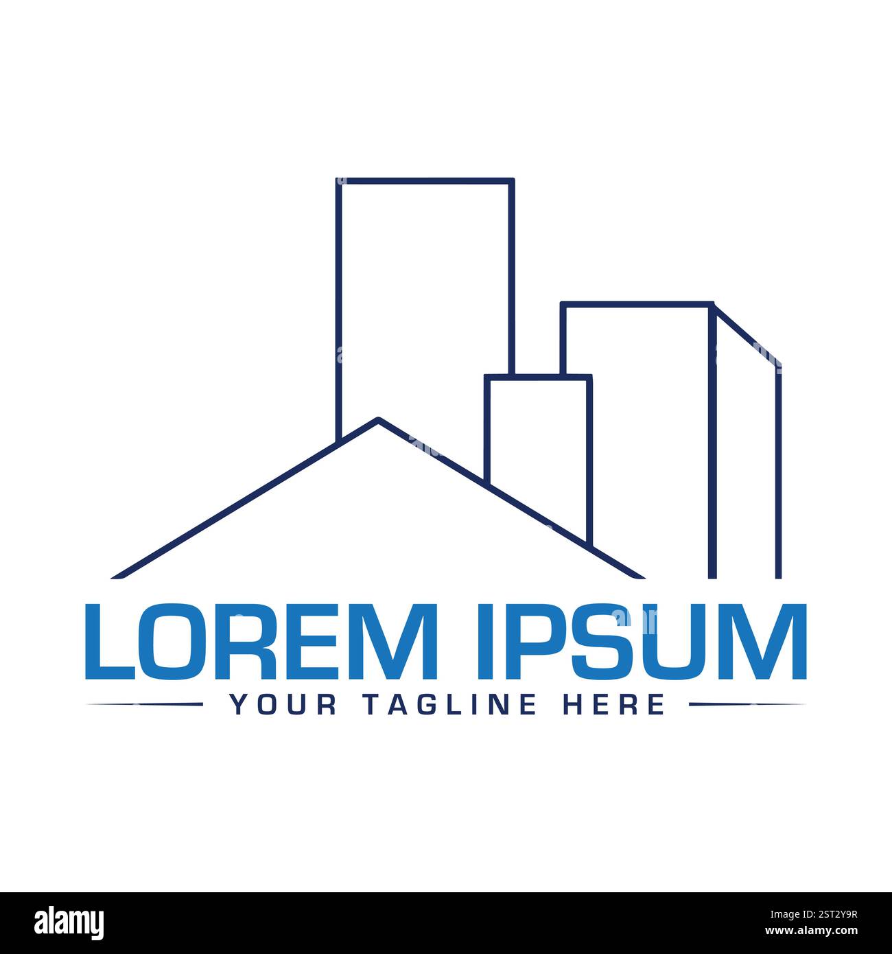 Real Estate Logo Design, Simple Real Estate Logo Design Stock Vector ...