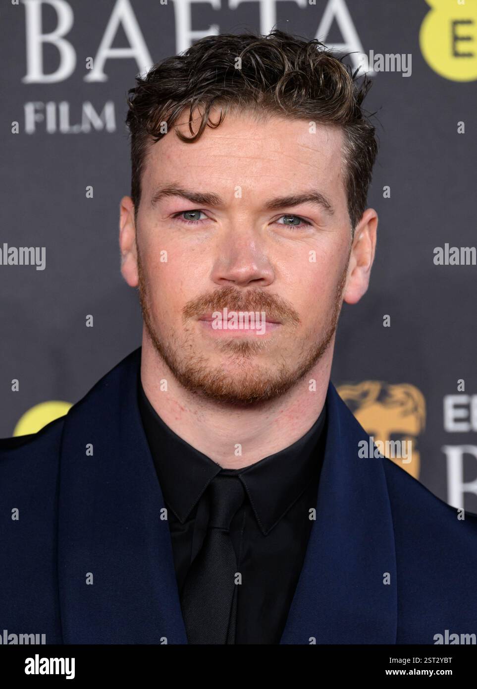 London, UK. February 16th, 2025. Will Poulter arriving at the 2025 EE ...