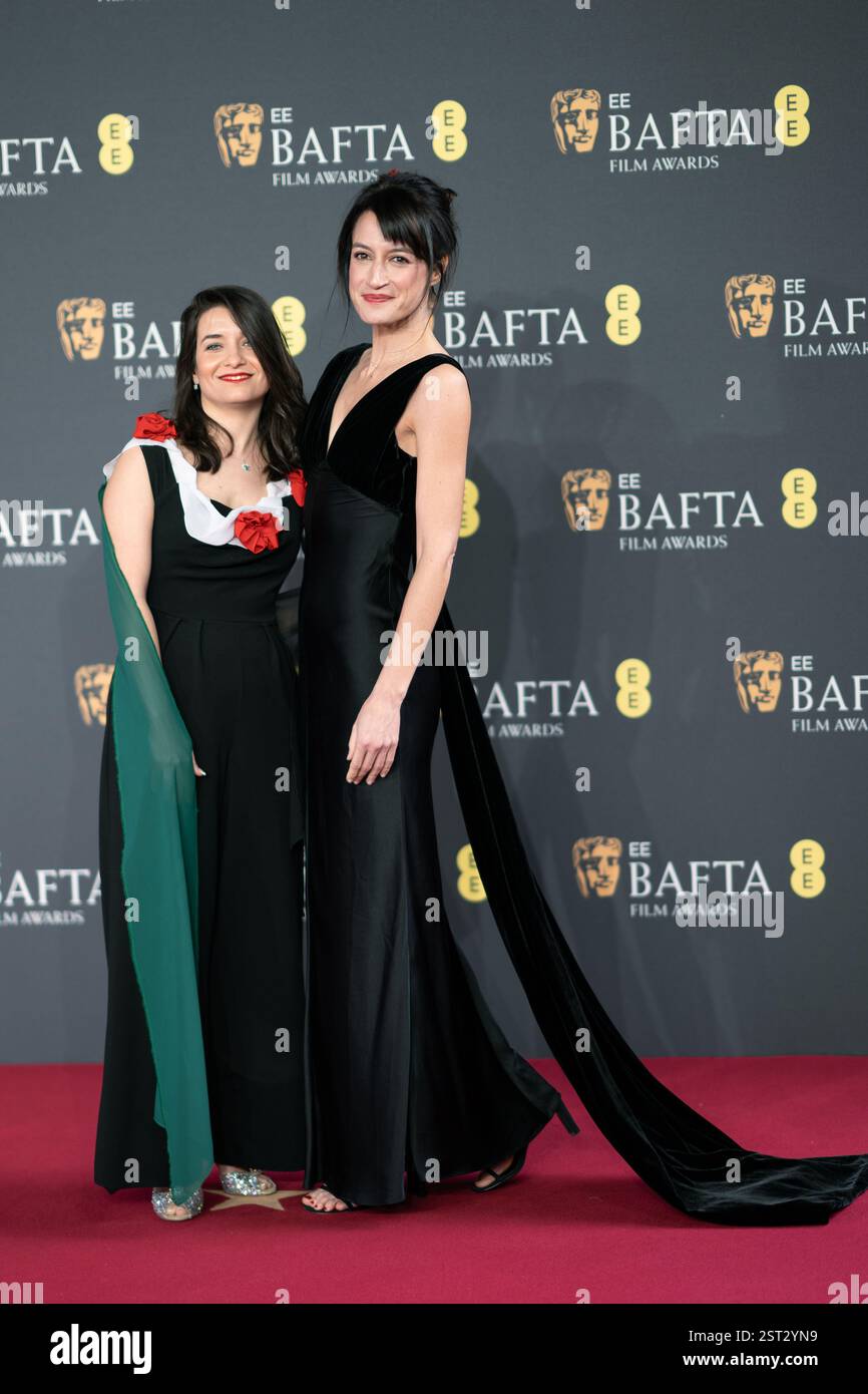 LONDON, ENGLAND - FEBRUARY 16: Waad Al-Kateab and Kathryn Everett ...