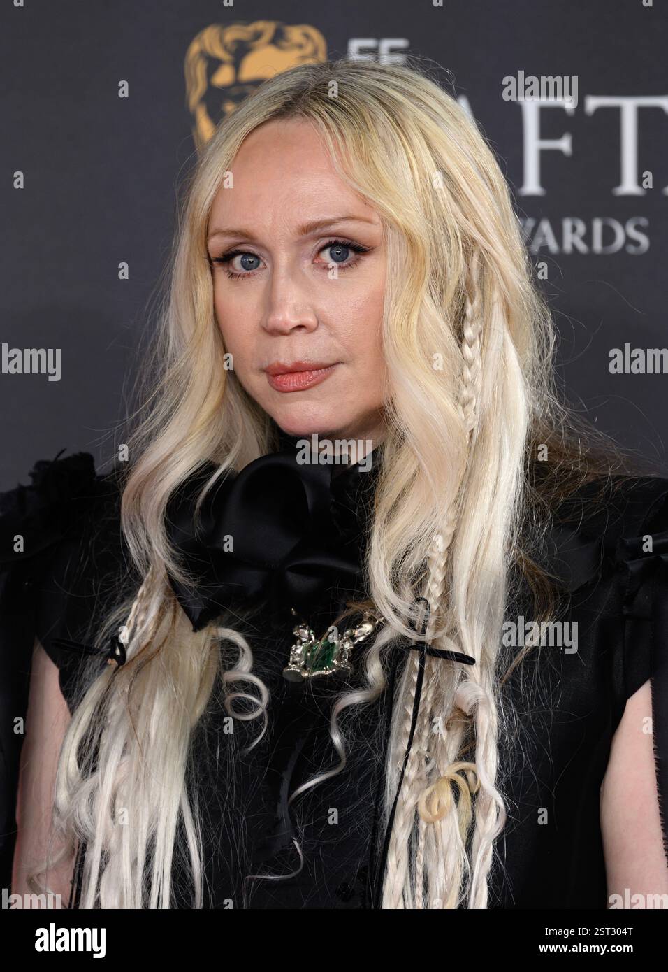 London, UK. February 16th, 2025. Gwendoline Christie arriving at the ...