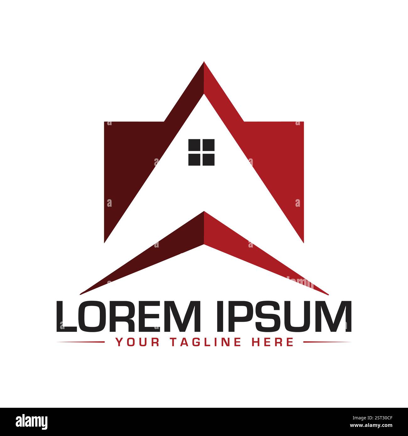 Real Estate Logo Design, Simple Real Estate Logo Design Stock Vector ...