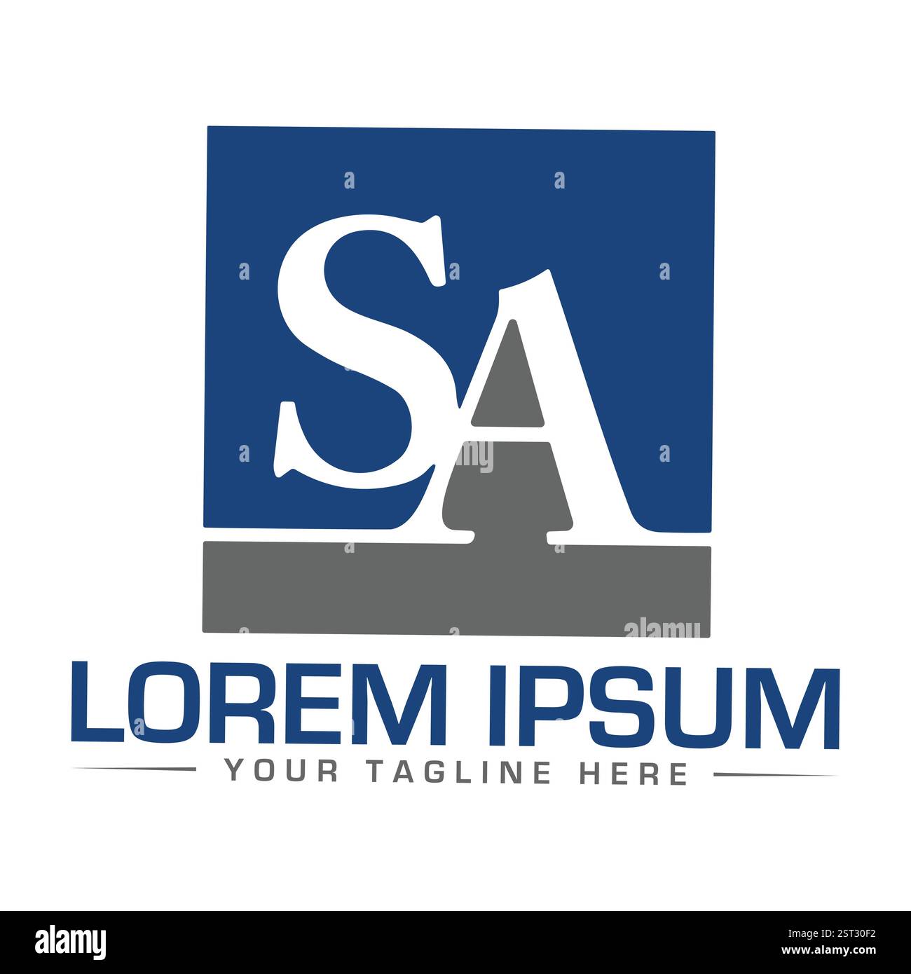 SA Letter Logo Design Stock Vector Image & Art - Alamy