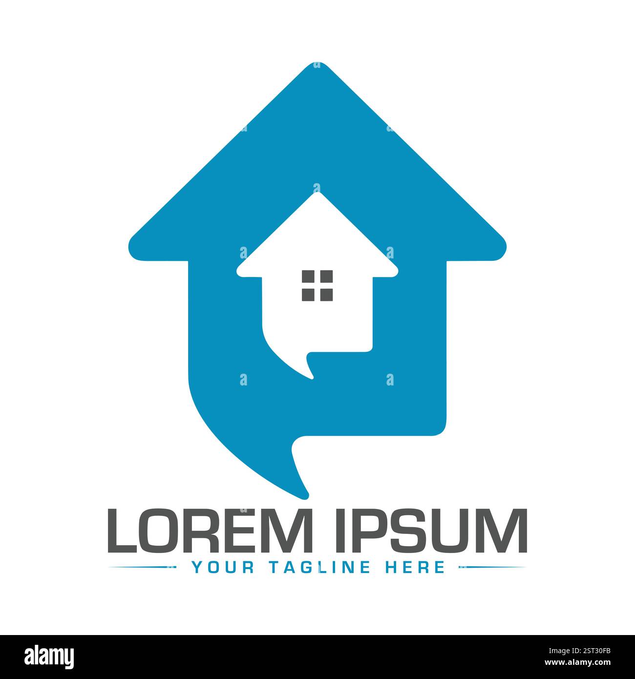 Real Estate Logo Design, Simple Real Estate Logo Design Stock Vector ...