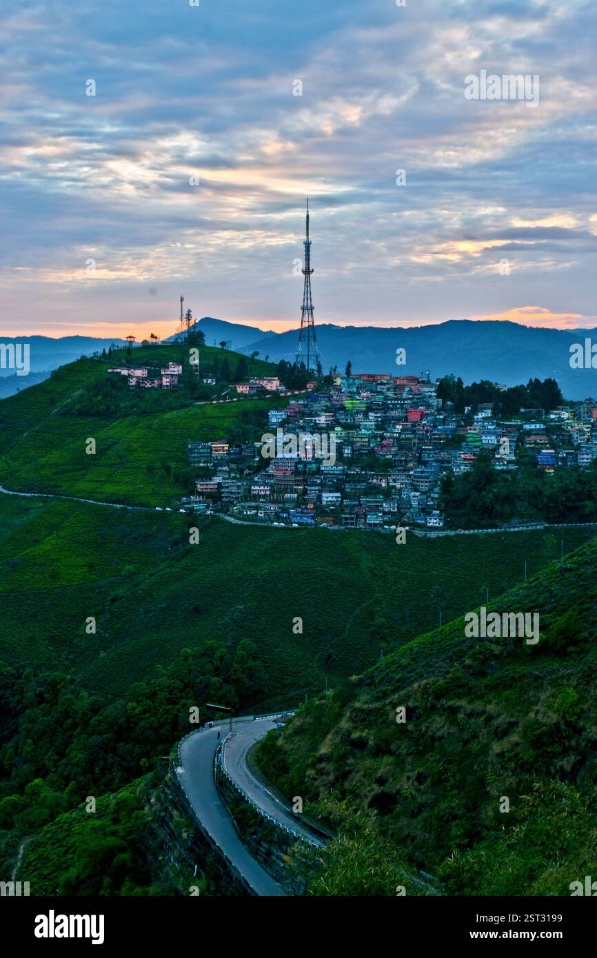 Kurseong also known as the land of white orchids Stock Photo - Alamy