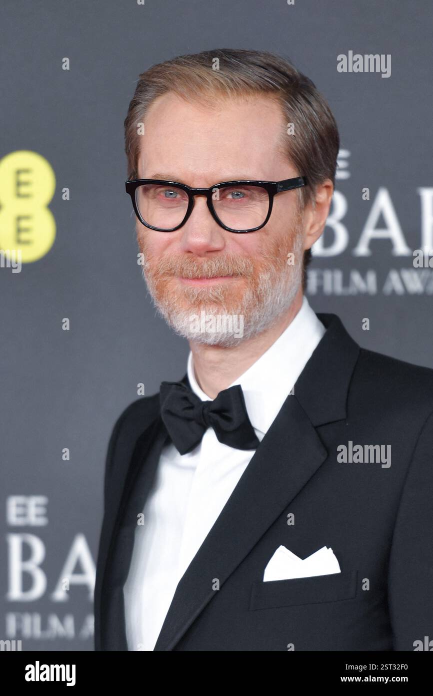 Stephen Merchant attending the 2025 EE BAFTA Film Awards at The Royal ...