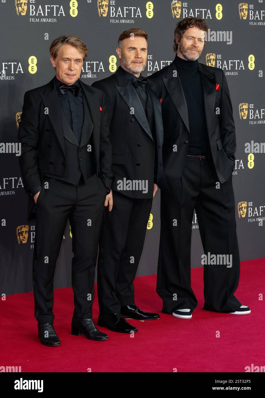 London, UK. 16th Feb, 2025. Take That attends the EE BAFTA Film Awards ...