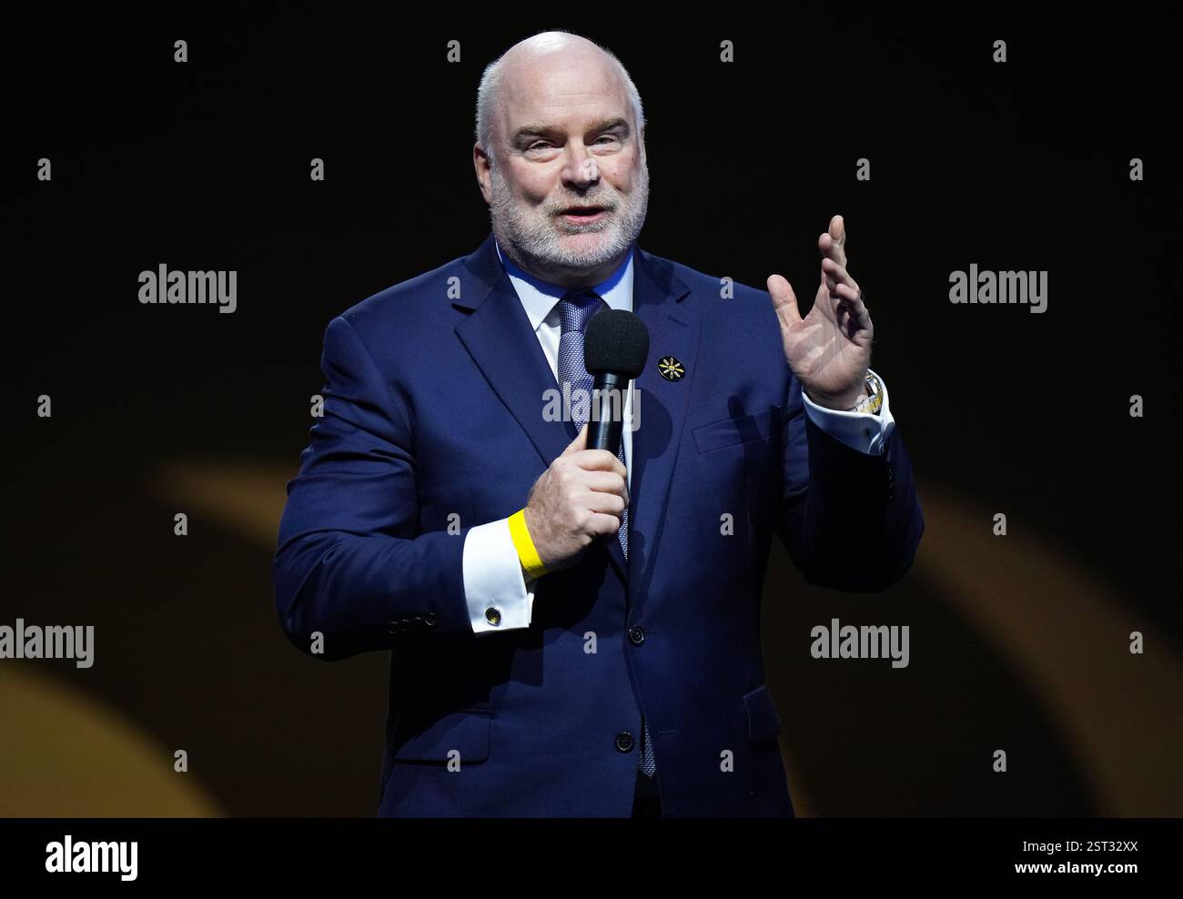 Vancouver, Canada. 16th Feb, 2025. Scott Moore, CEO of the Invictus ...