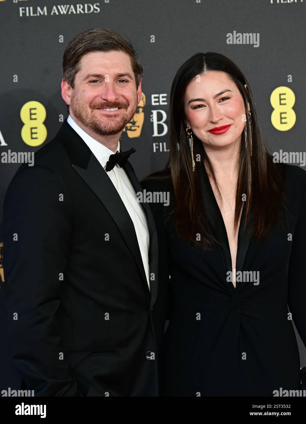 LONDON, UK. 16th Feb, 2025. Chris Leggett and Samantha Apfel at EE ...