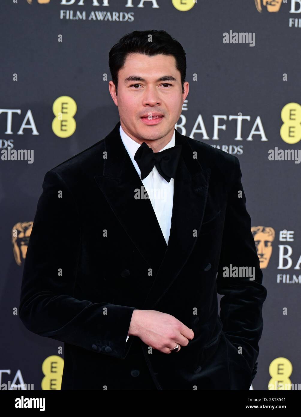 LONDON, UK. 16th Feb, 2025. Henry Golding at EE BAFTA Film Awards 2025 ...