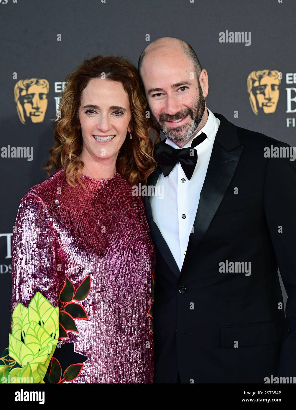 LONDON, UK. 16th Feb, 2025. Rafael Mormer and Jessica Elbaum at EE ...