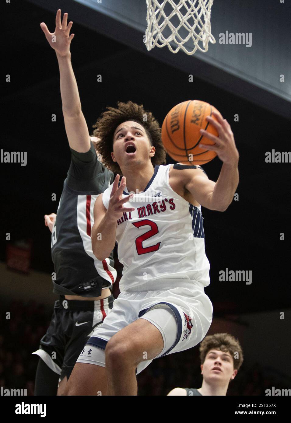 February 15 2025 Moraga, CA U.S.A. Saint Marys guard Jordan Ross (2 ...