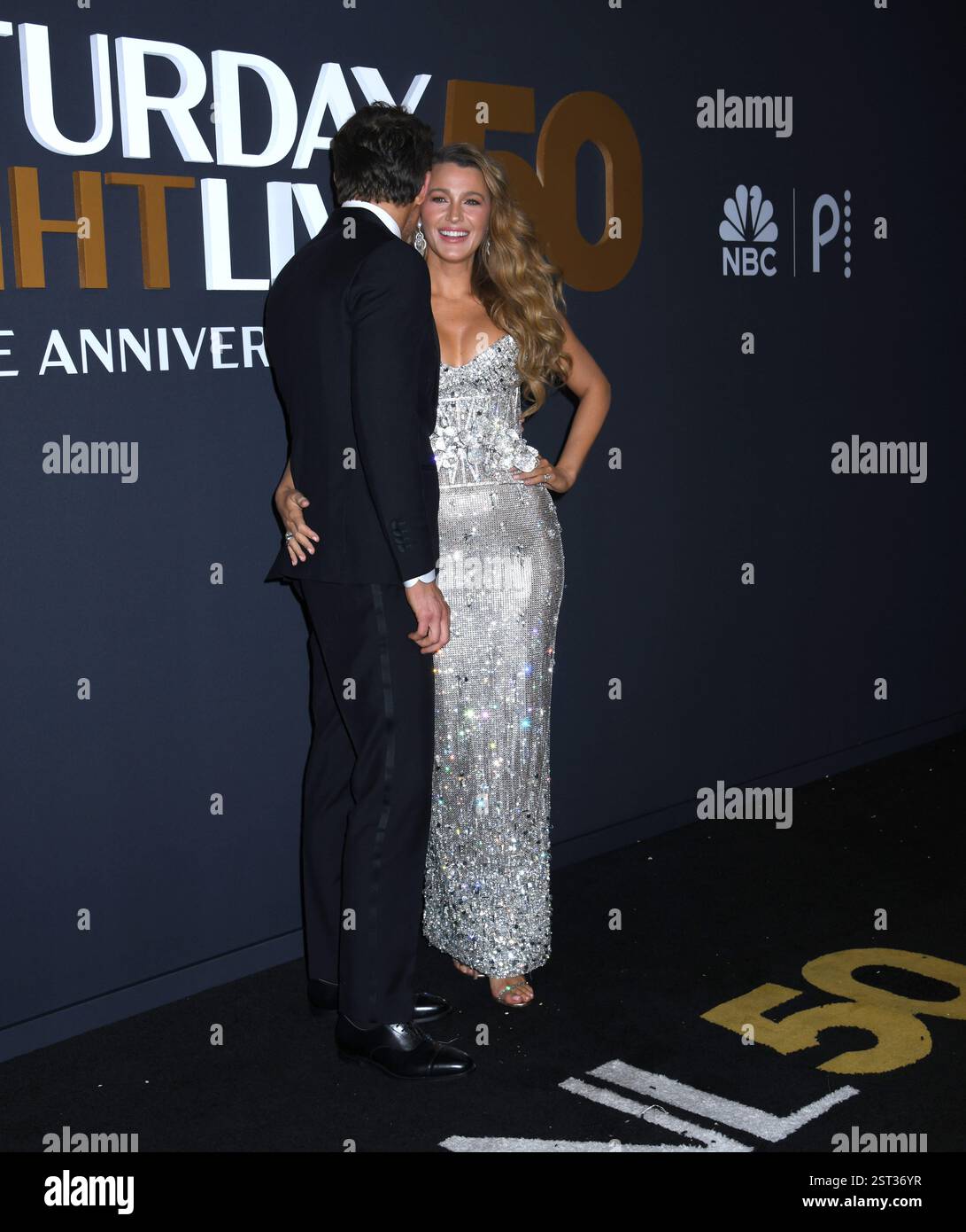 February 16, 2025, New York, New York, Unites States: Ryan Reynolds and ...