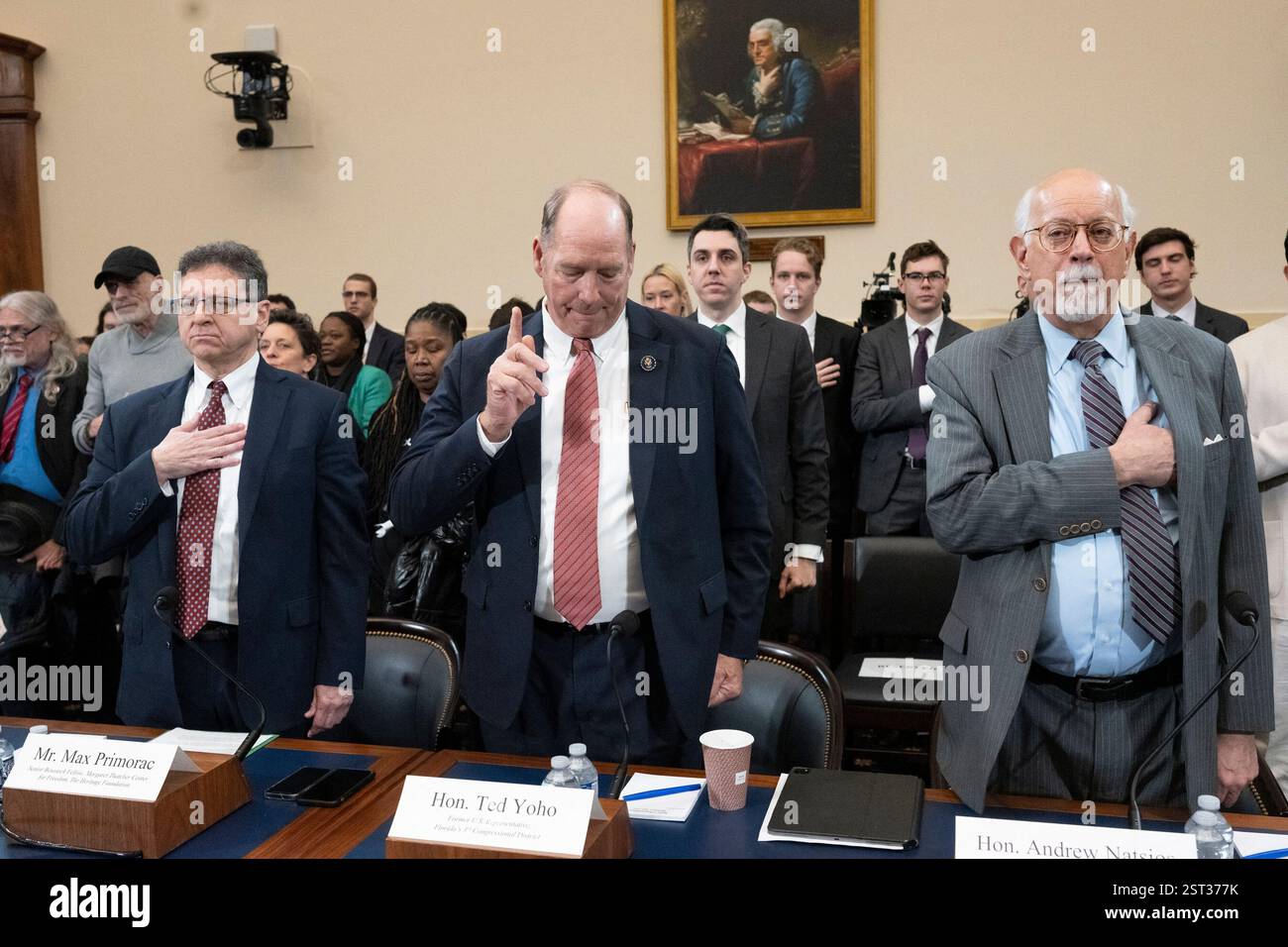 From left to right: Max Primorac, former Acting Chief Operating Officer ...