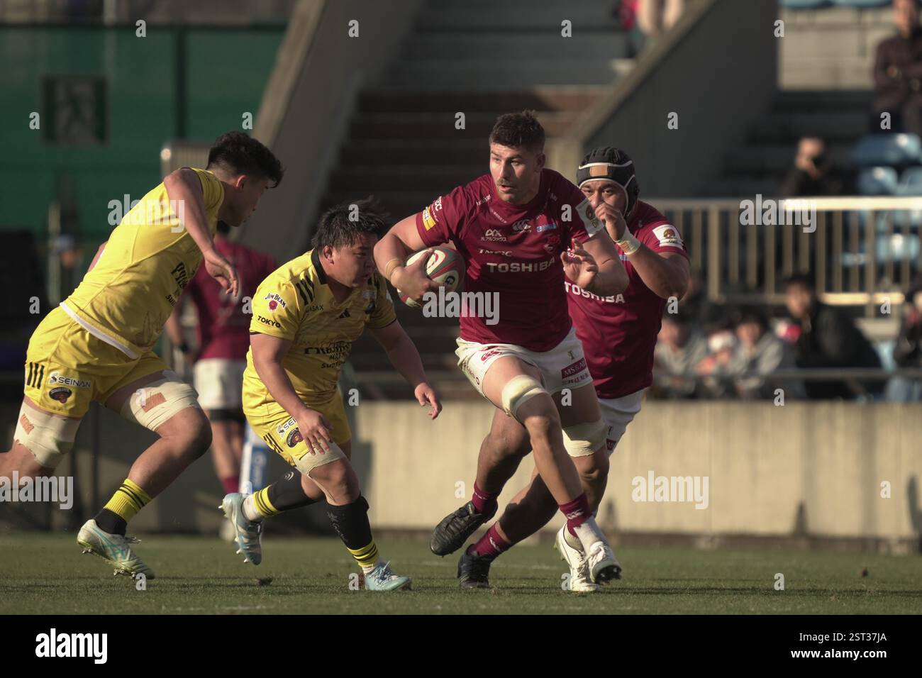 Brave Lupus' Jacob Pierce during the 2024-25 Japan Rugby League One ...