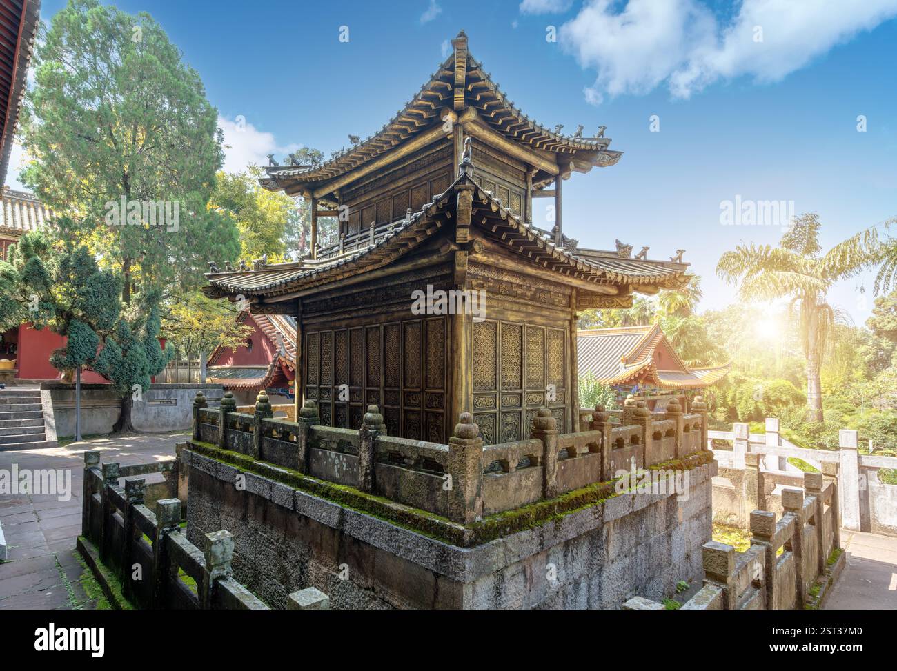 The Golden Hall is a national key cultural relic protection unit, which ...