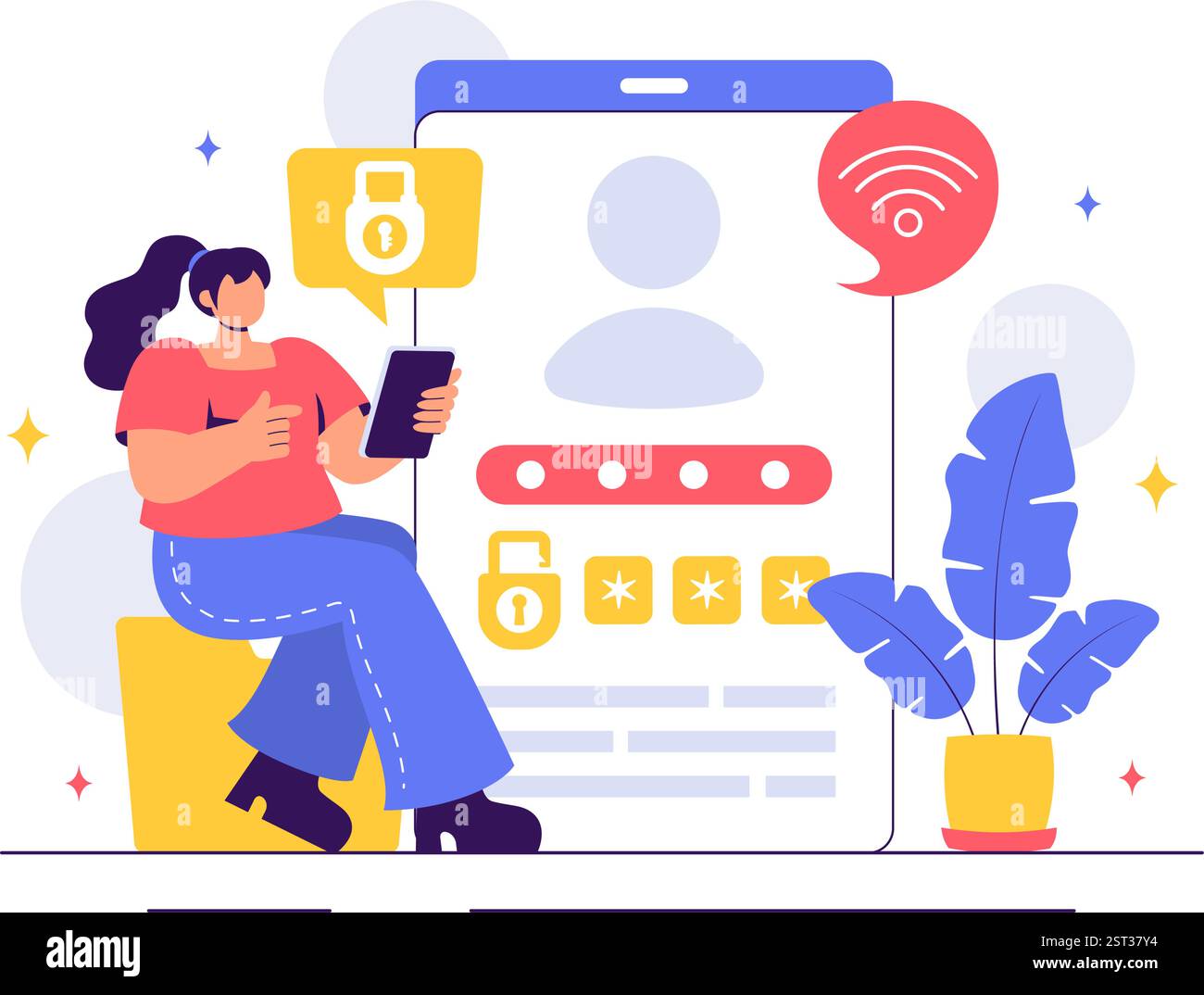 Ethical Hacking Illustration Featuring A Developer Practicing Hacking On A Web Application