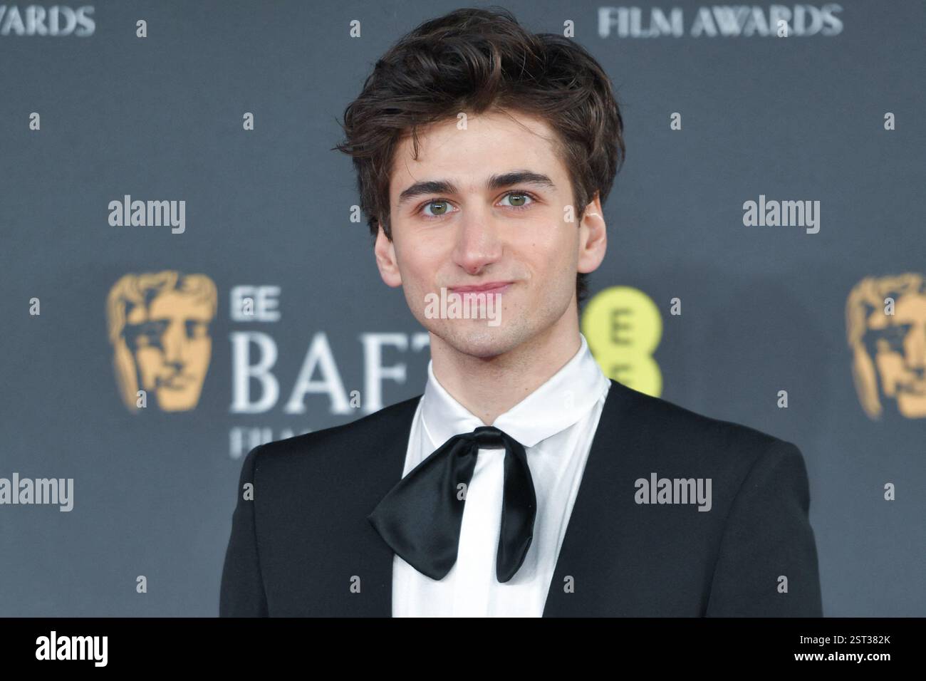 Sebastian Croft attending the 2025 EE BAFTA Film Awards at The Royal ...