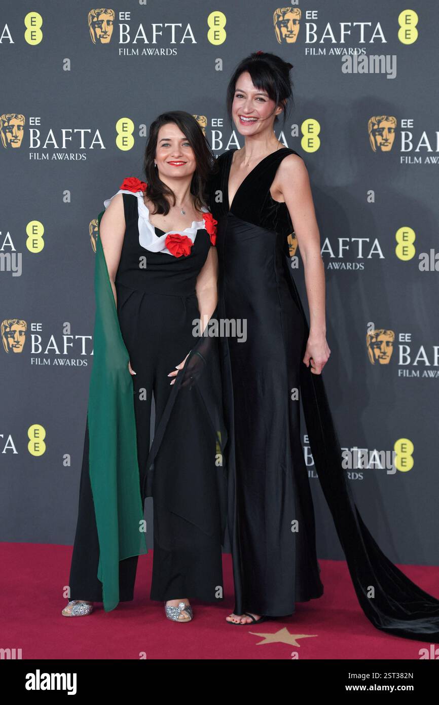 Waad Al-Kateab and Kathryn Everett attending the 2025 EE BAFTA Film ...