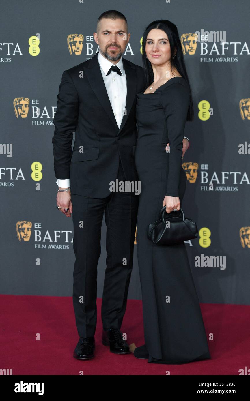 Robert Eggers and Alexandra Shaker attending the 2025 EE BAFTA Film ...