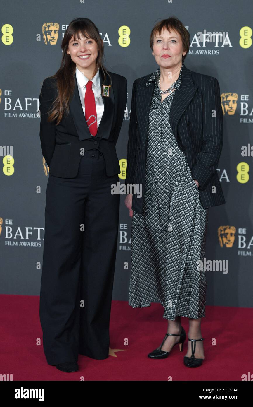 Nina Gantz and Stienette Bosklopper attending the 2025 EE BAFTA Film ...