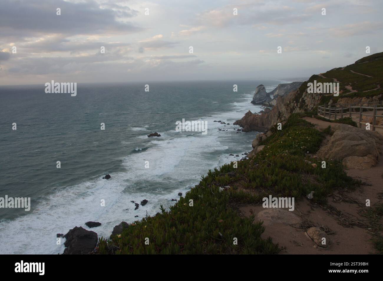 Rugged cliffs, crashing waves at Europe's western edge. Dramatic ...