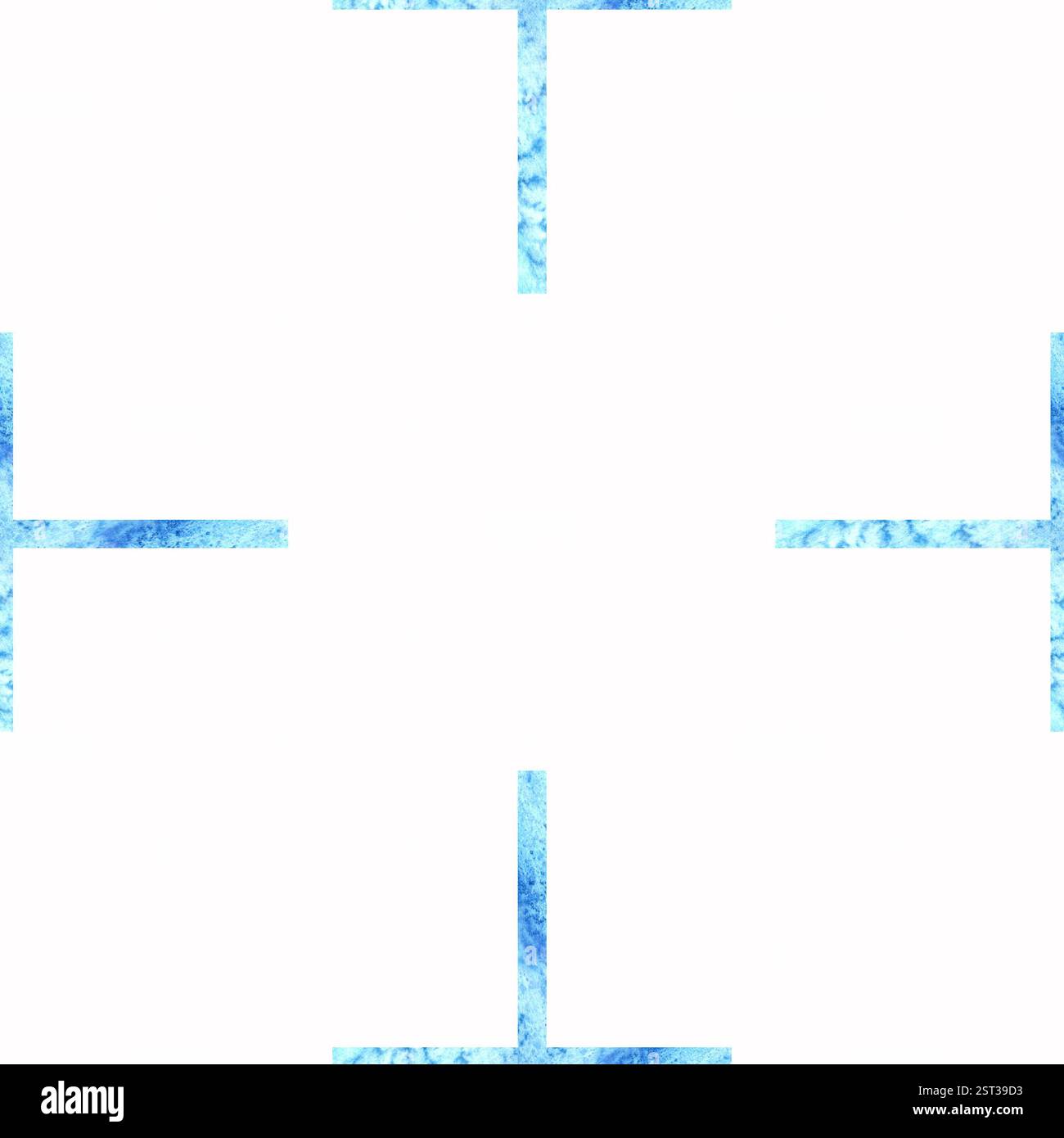 Hand drawn background with blue stripes cross. Simple seamless pattern ...