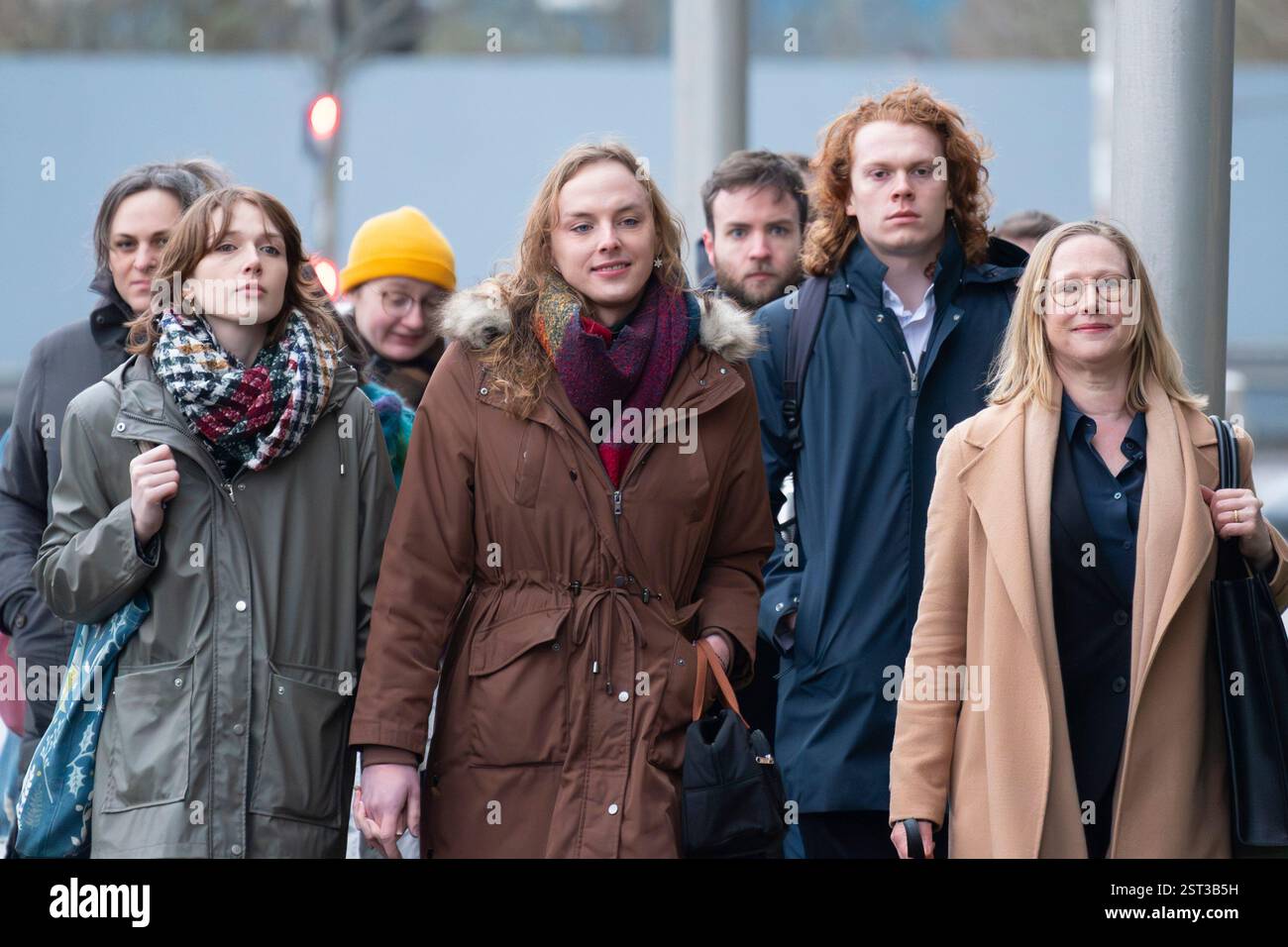 Dundee, Scotland, UK. 10th February, 2025. Dr Beth Upton arrives at the ...