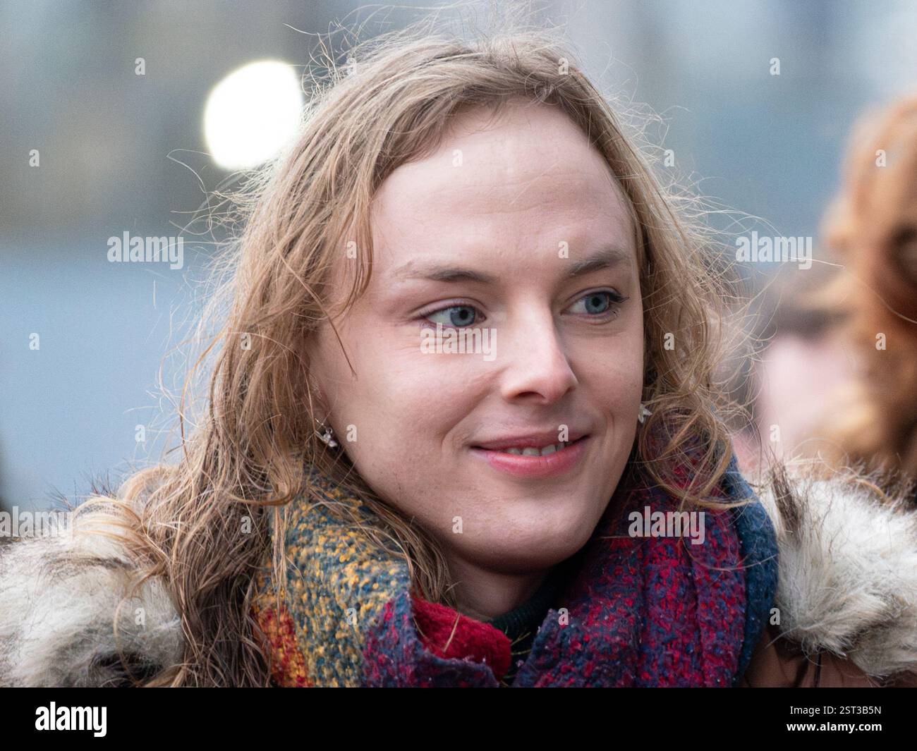 Dundee, Scotland, UK. 10th February, 2025. Dr Beth Upton arrives at the ...
