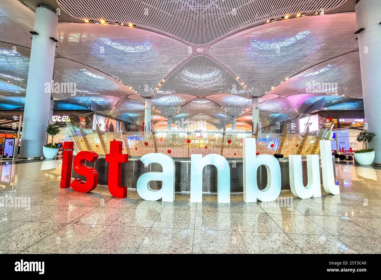 Istanbul, Turkey, November 25 2023: New Istanbul airport (IST ...