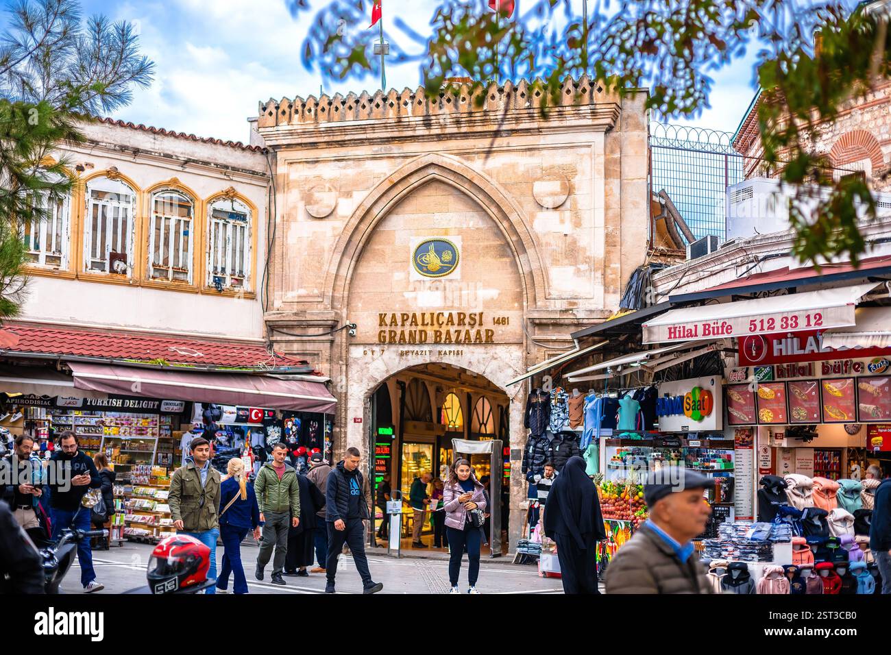 Istanbul, Turkey, November 22 2023: The Grand Bazaar in Istanbul is one ...