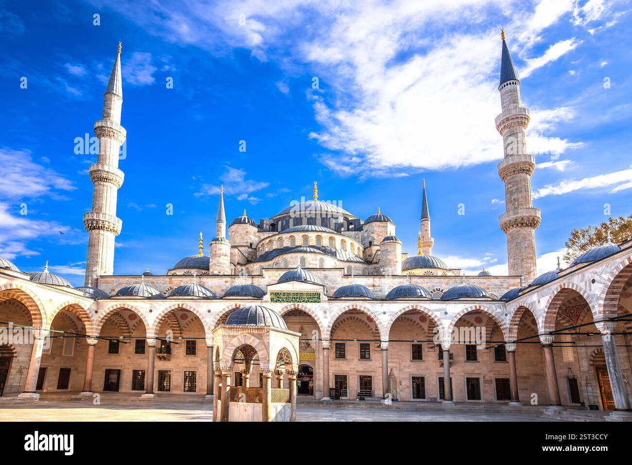 The Blue Mosque, officially the Sultan Ahmed Mosque epic view ...