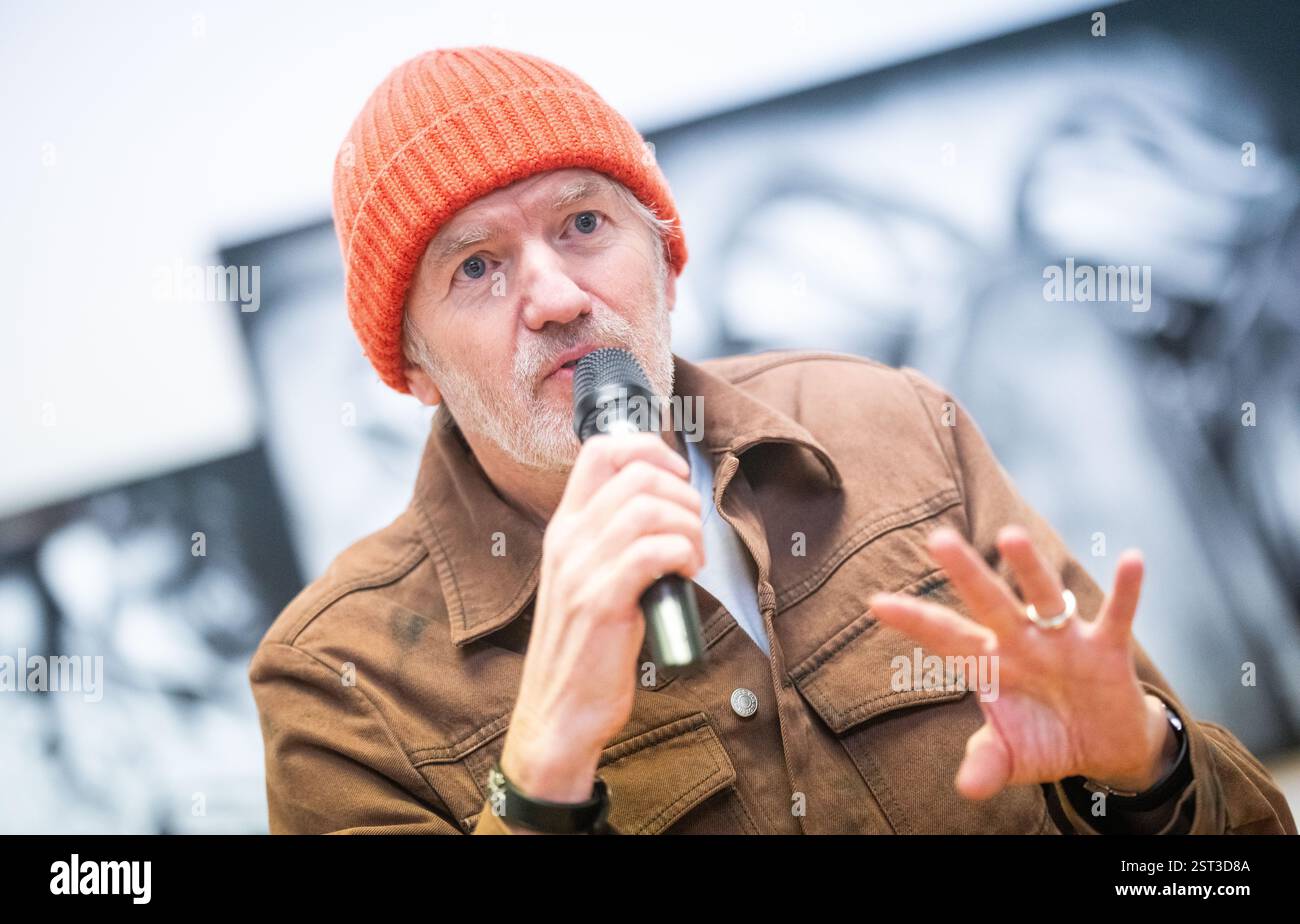The artist Anton Corbijn on Friday, 14 February 2025, during a press ...