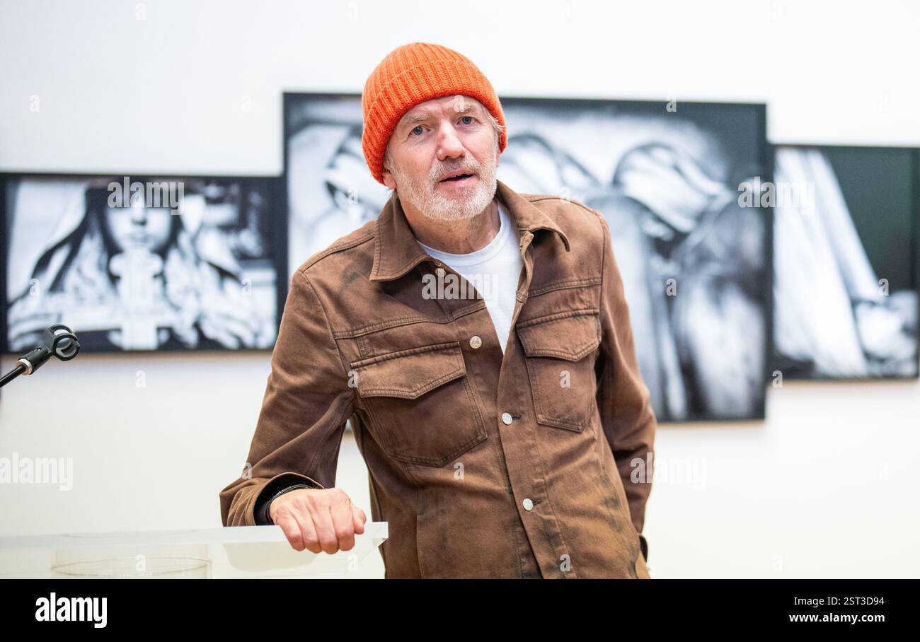 The artist Anton Corbijn on Friday, 14 February 2025, during a press ...