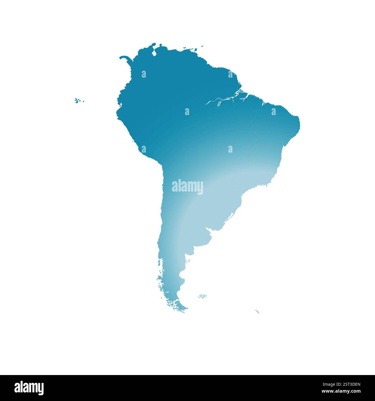 Map of South America, sign silhouette. World Map Globe. Vector ...