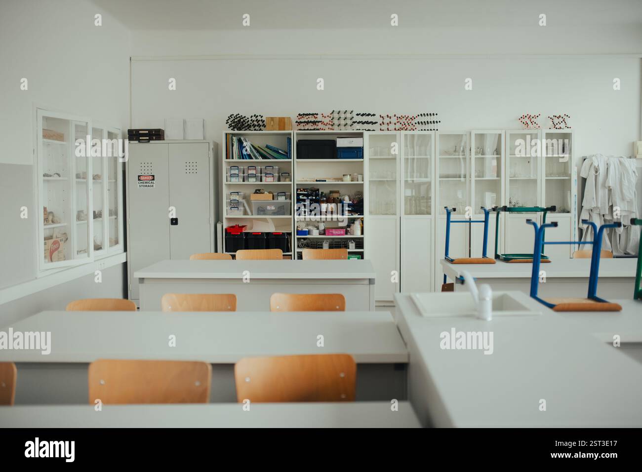 Science lab or specialized classroom for chemistry, biology or physic ...