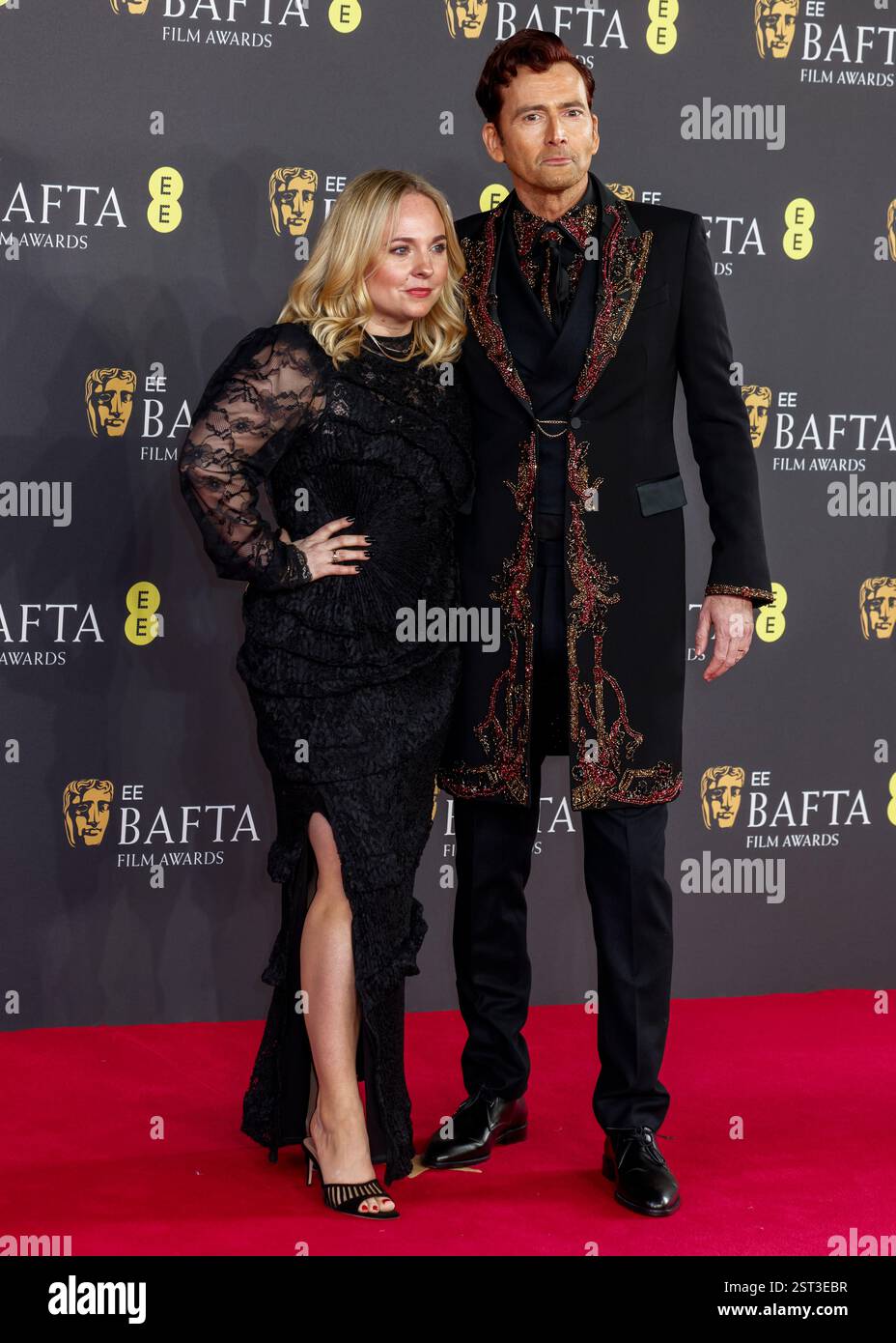 London, UK. 16th Feb, 2025. Georgia Tennant and David Tennant at the ...