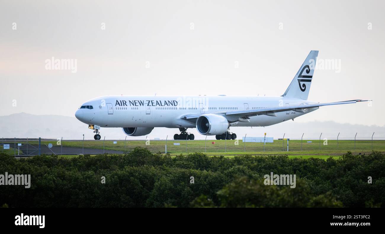 Auckland, New Zealand – January 31 2025: Air New Zealand ZK-OKU Boeing ...