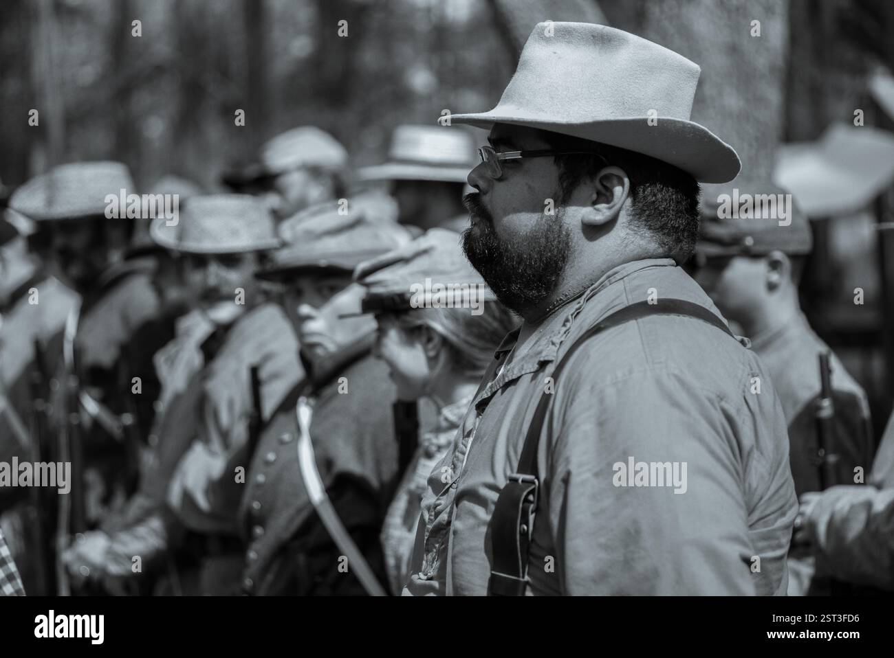 Olustee, Florida, United States. 15th Feb, 2025. Confederate living ...