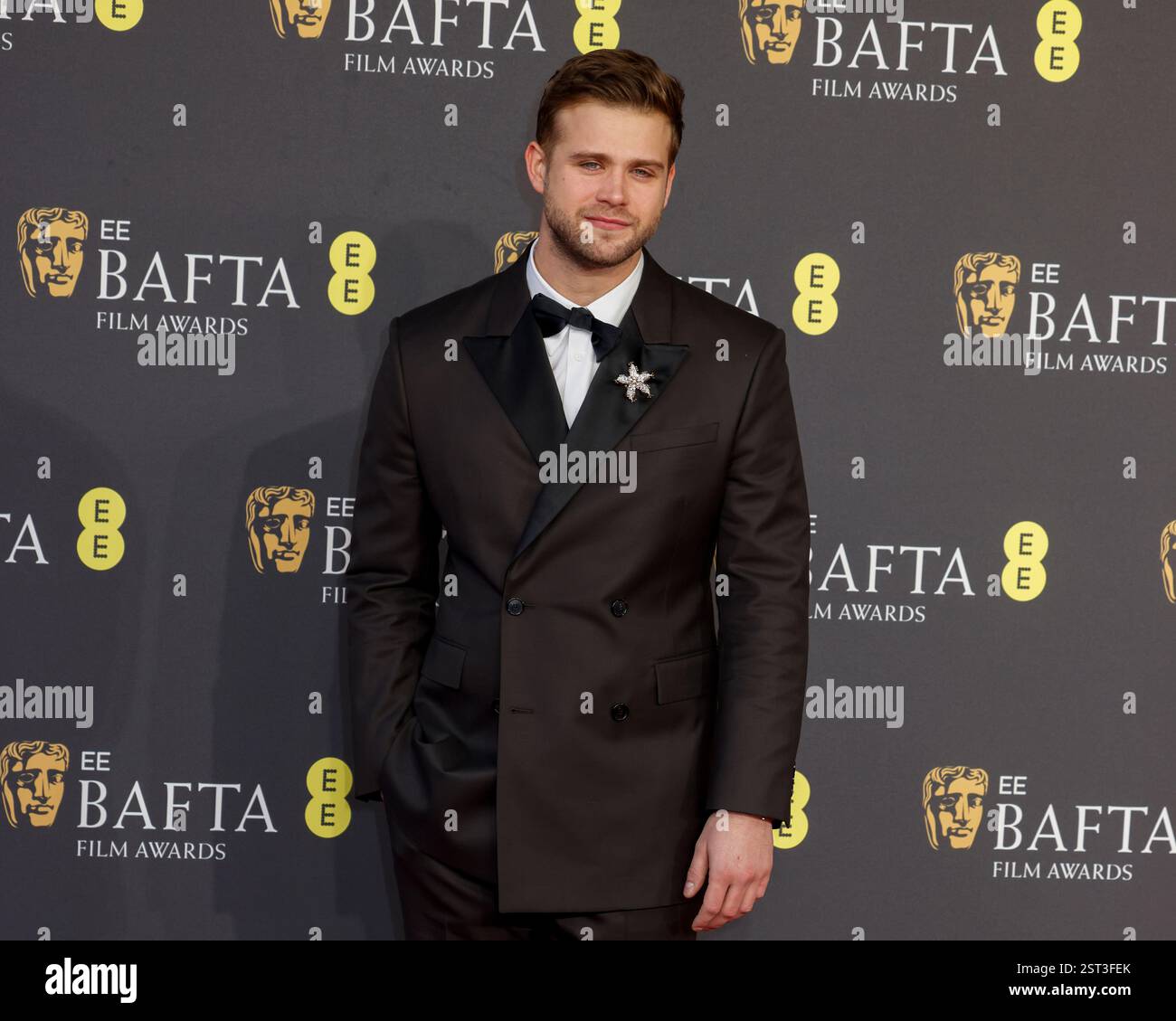 London, UK. 16th Feb, 2025. Leo Woodall at the BAFTA: British Academy ...