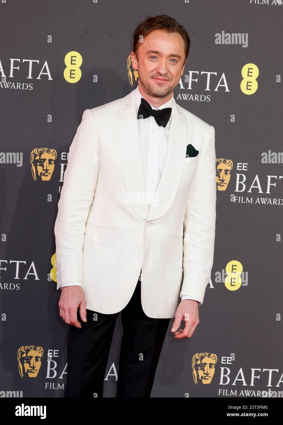London, UK. 16th Feb, 2025. Tom Felton at the BAFTA: British Academy ...
