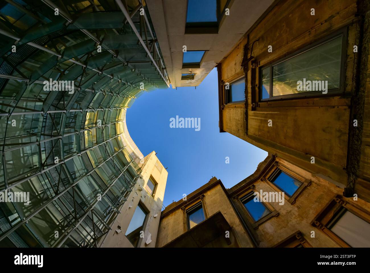 The interor of the historic Beit Beirut aka Barakat Building, renovated ...