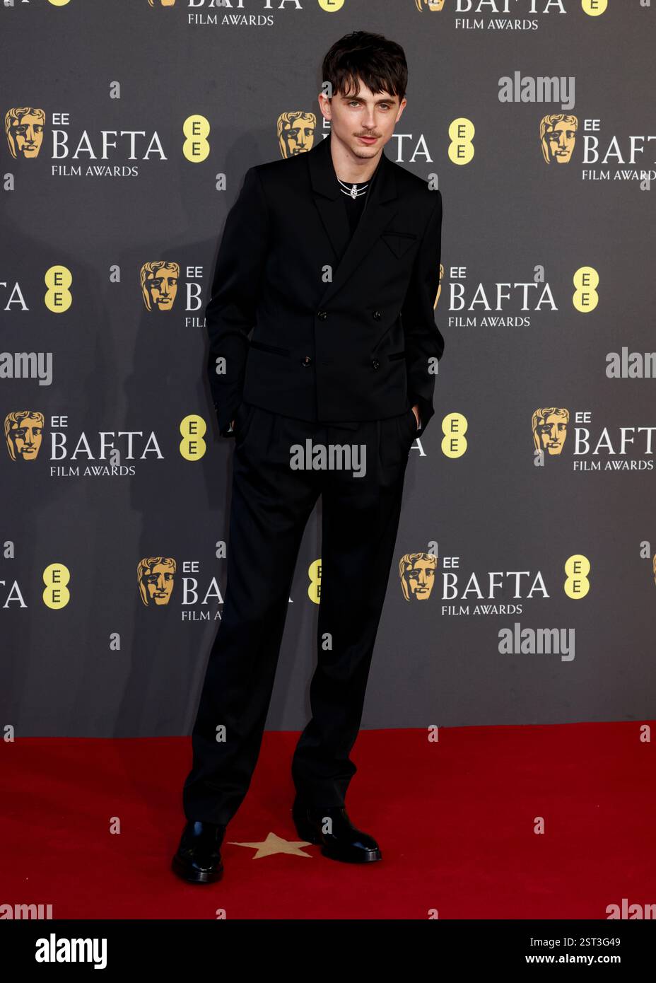London, UK. 16th Feb, 2025. Timothée Chalamet at the BAFTA: British ...
