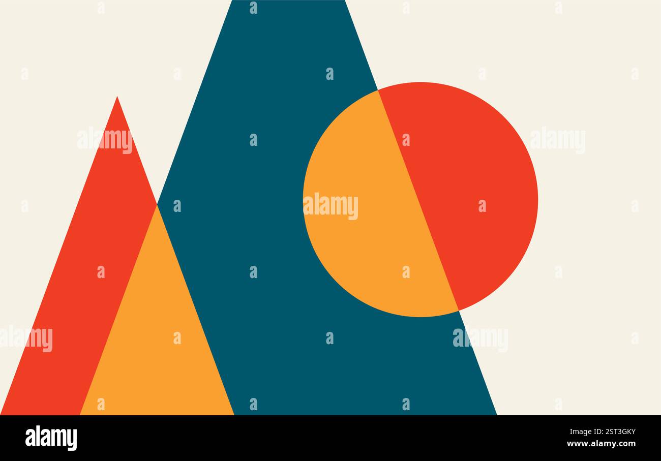 High Mountain Abstract Geometric Background Vector Stock Vector Image ...