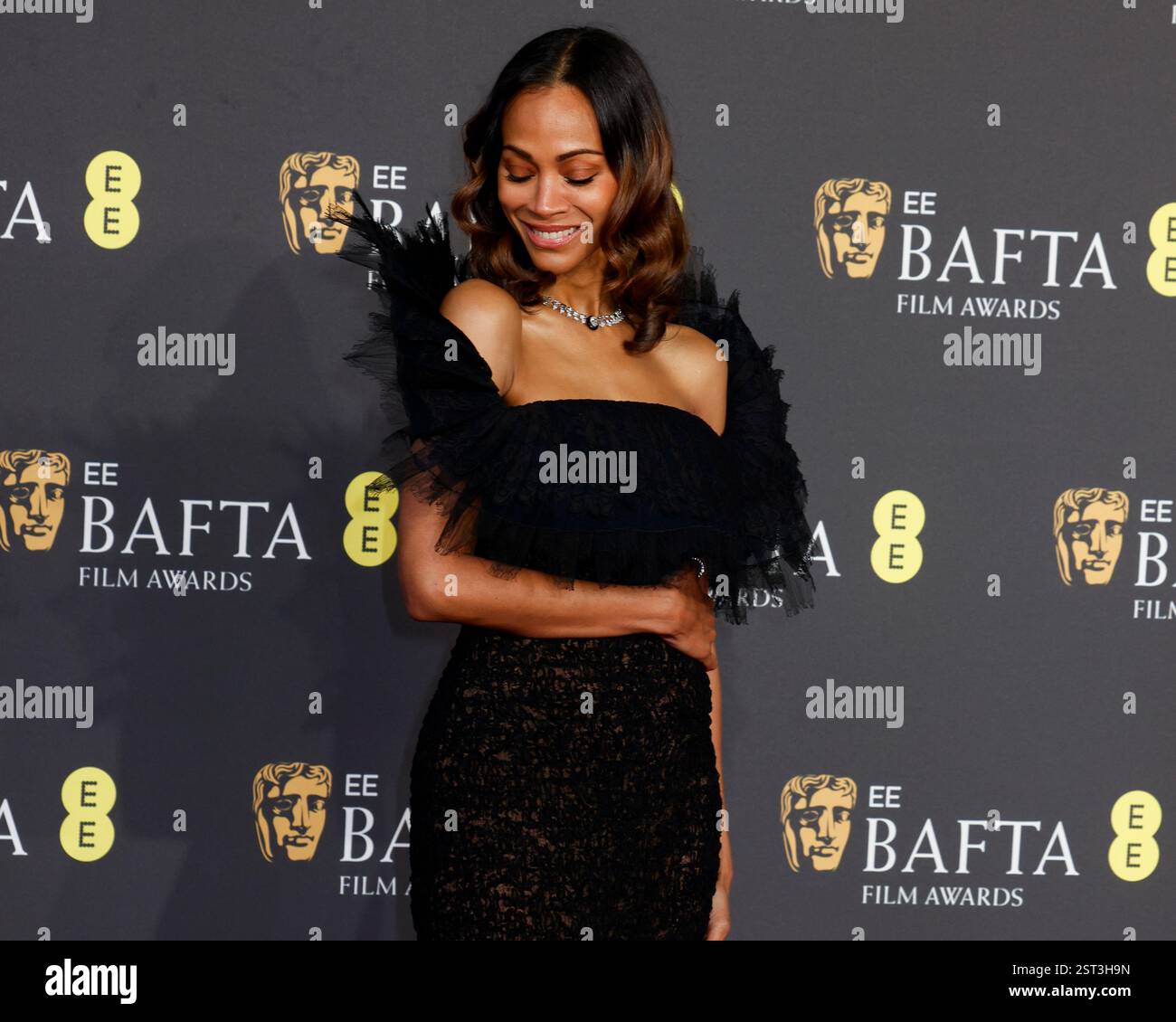 London, UK. 16th Feb, 2025. Zoe Saldana at the BAFTA: British Academy ...